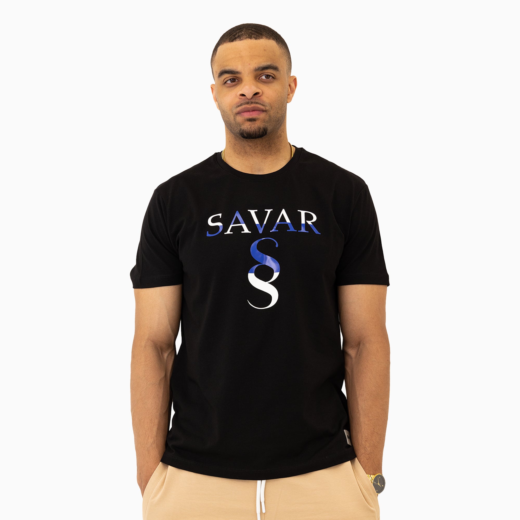 Savar Men's Savar Double Logo T-Shirt