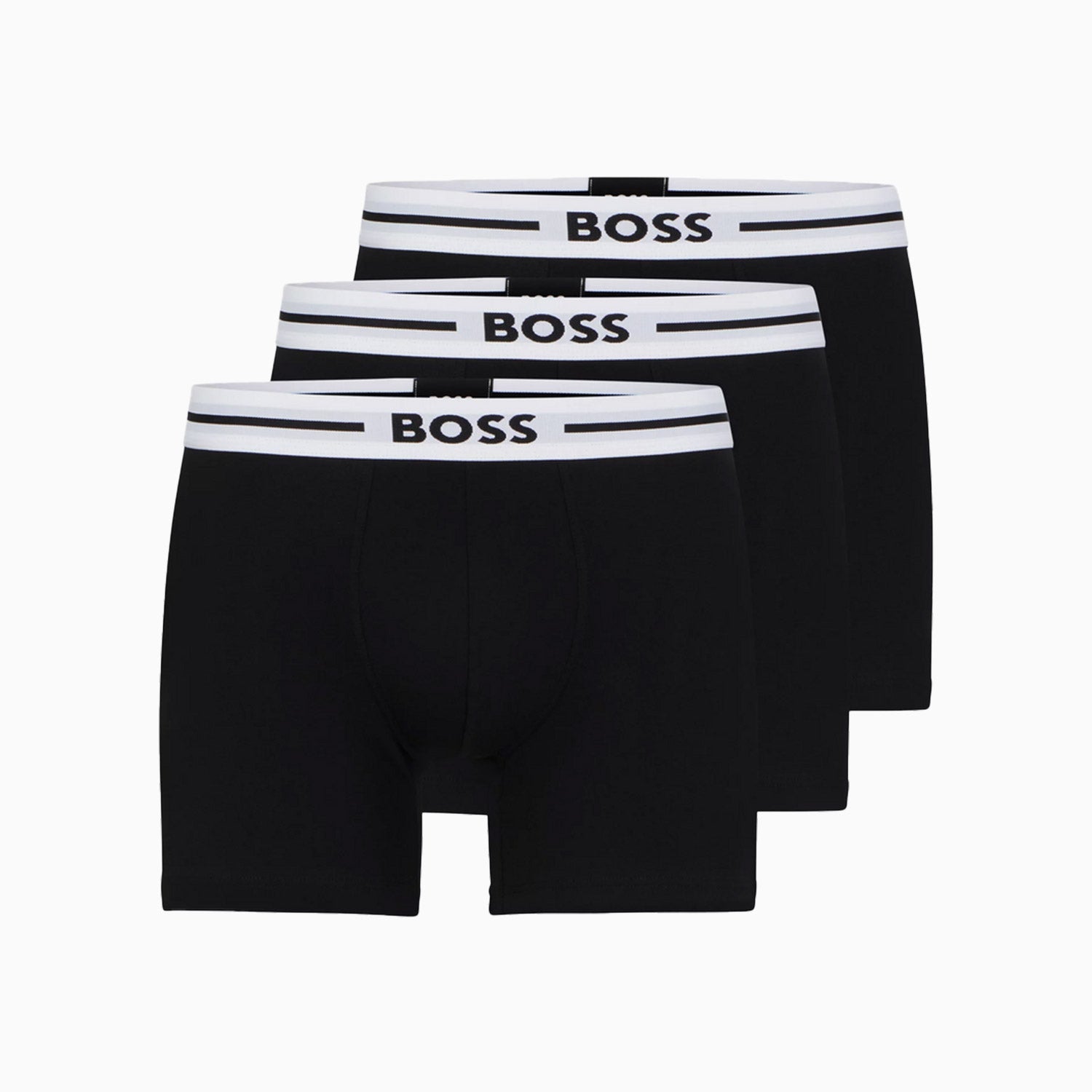 Hugo Boss Men's Three Pack Logo Stretch-Cotton Briefs Boxers