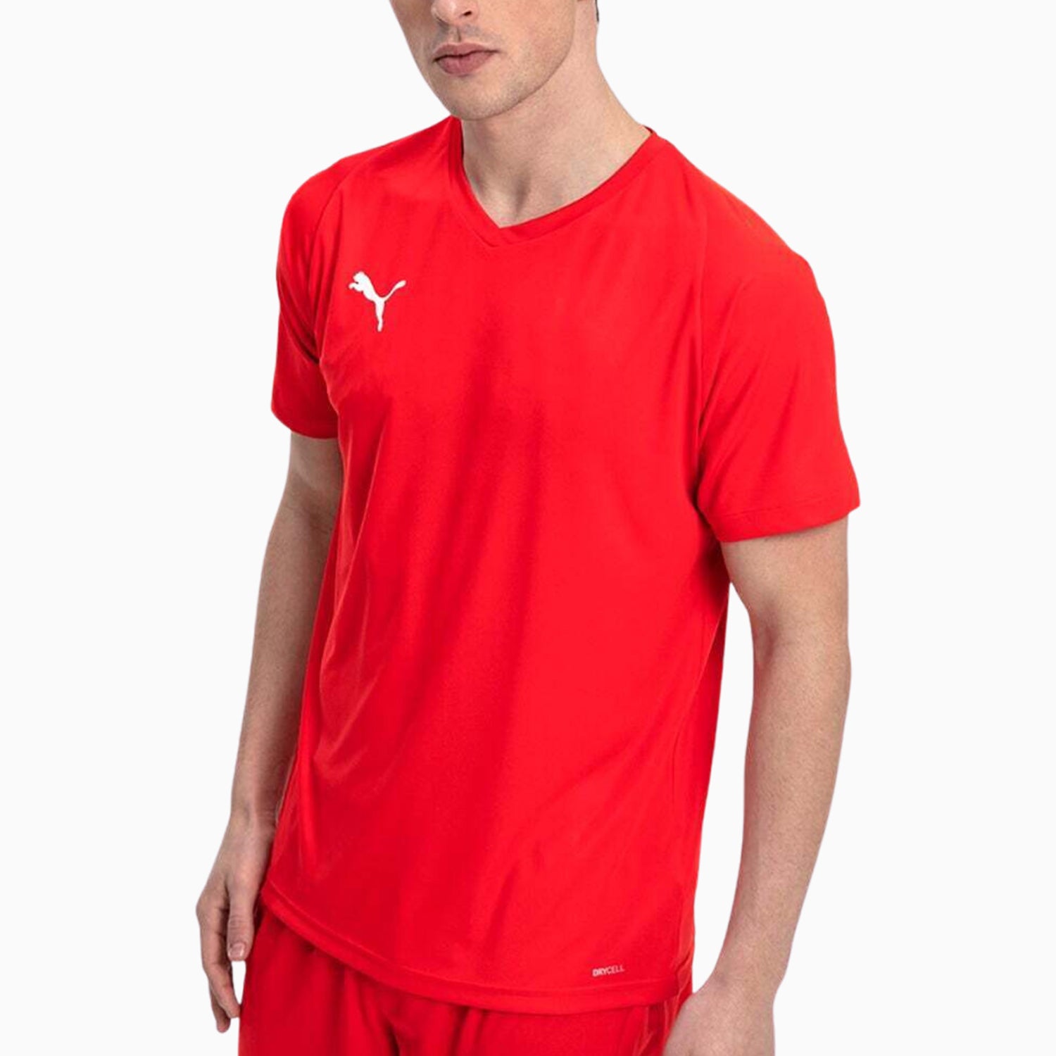 Puma Men's Liga Core V-Neck Short Sleeve Jersey