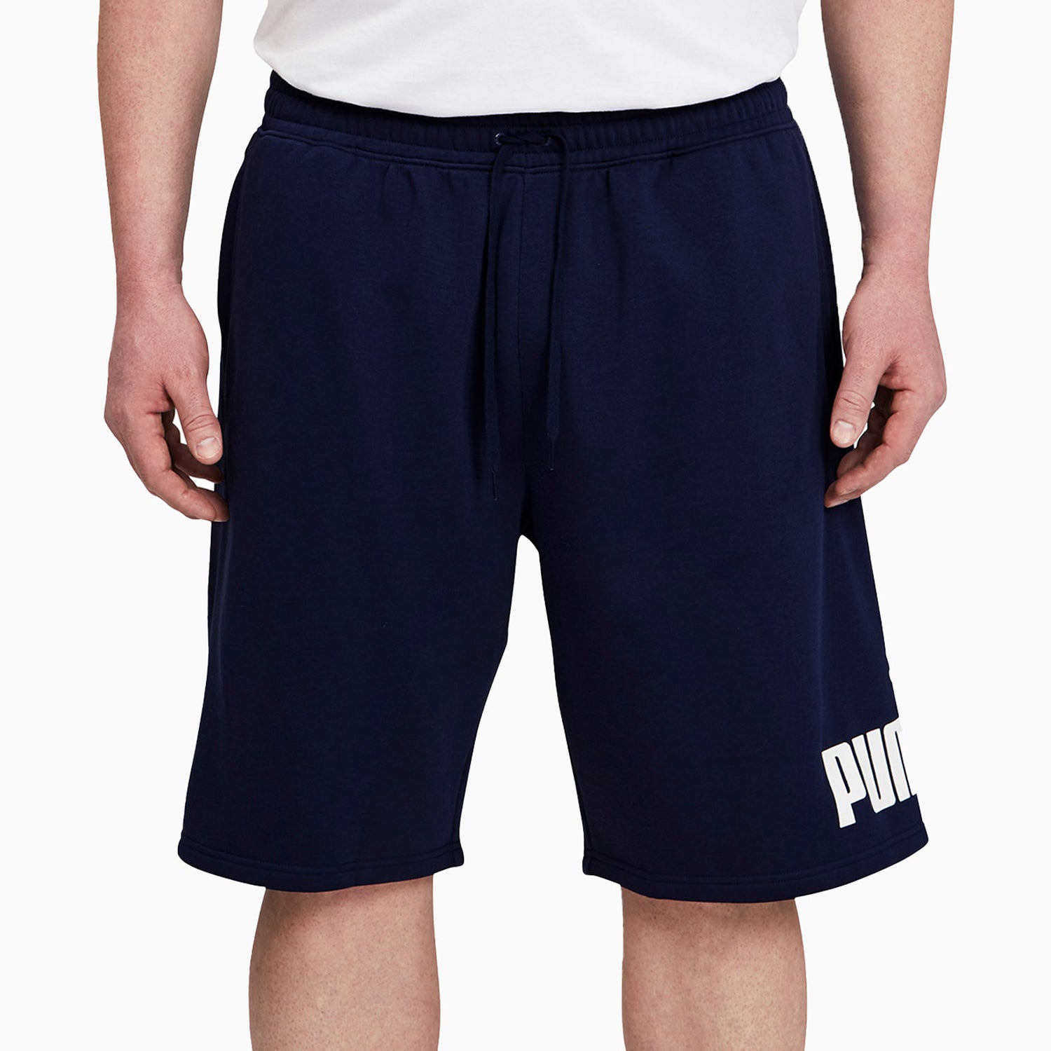 Puma Men's Big Fleece Logo Shorts