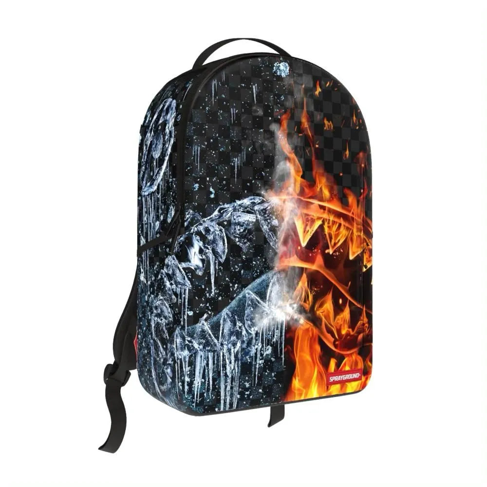 Sprayground Fire Ice Shark Dlxsv Backpack