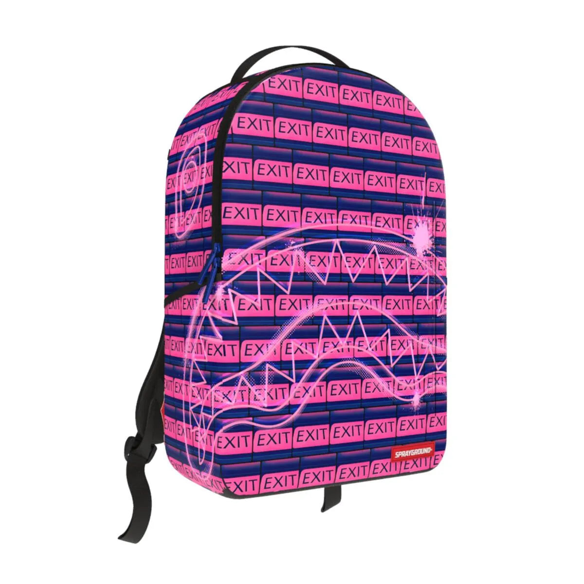 Sprayground Exit Pink Stripe Backpack