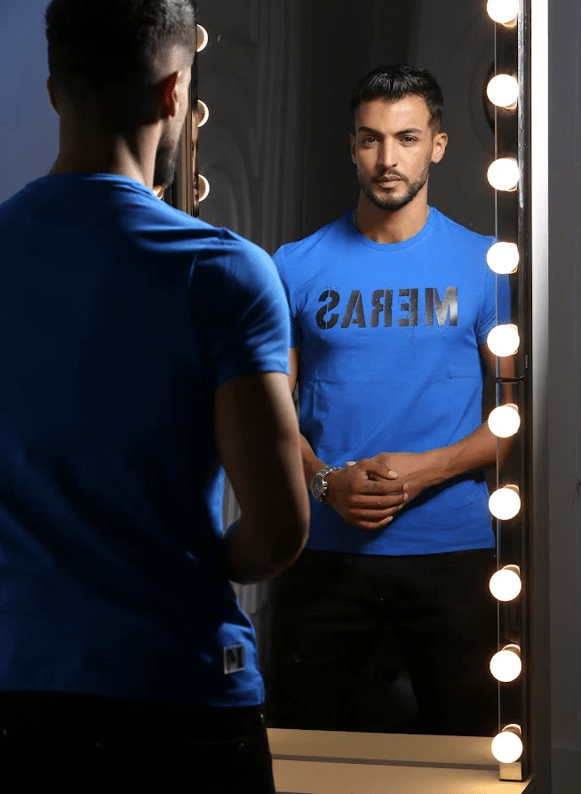 Meras Men's Crew Neck Short Sleeve T Shirt