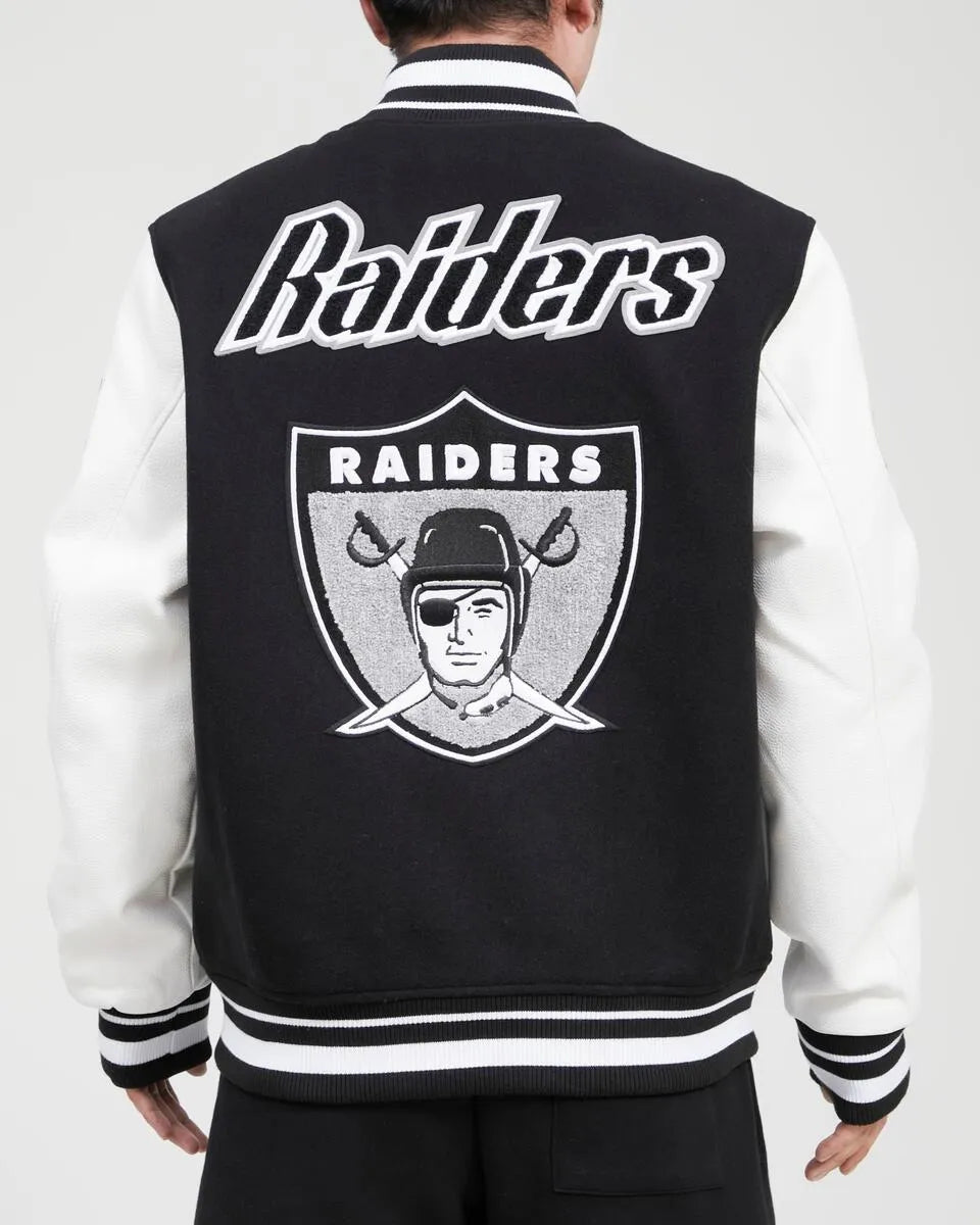 Pro Standard Men's Las Vegas Raiders NFL Wool Varsity Jacket