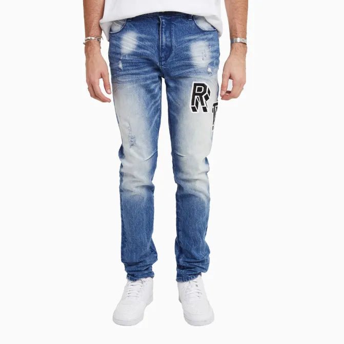 RTA Men's Bryant Jeans RTA 3D Embroidery Patch Pant