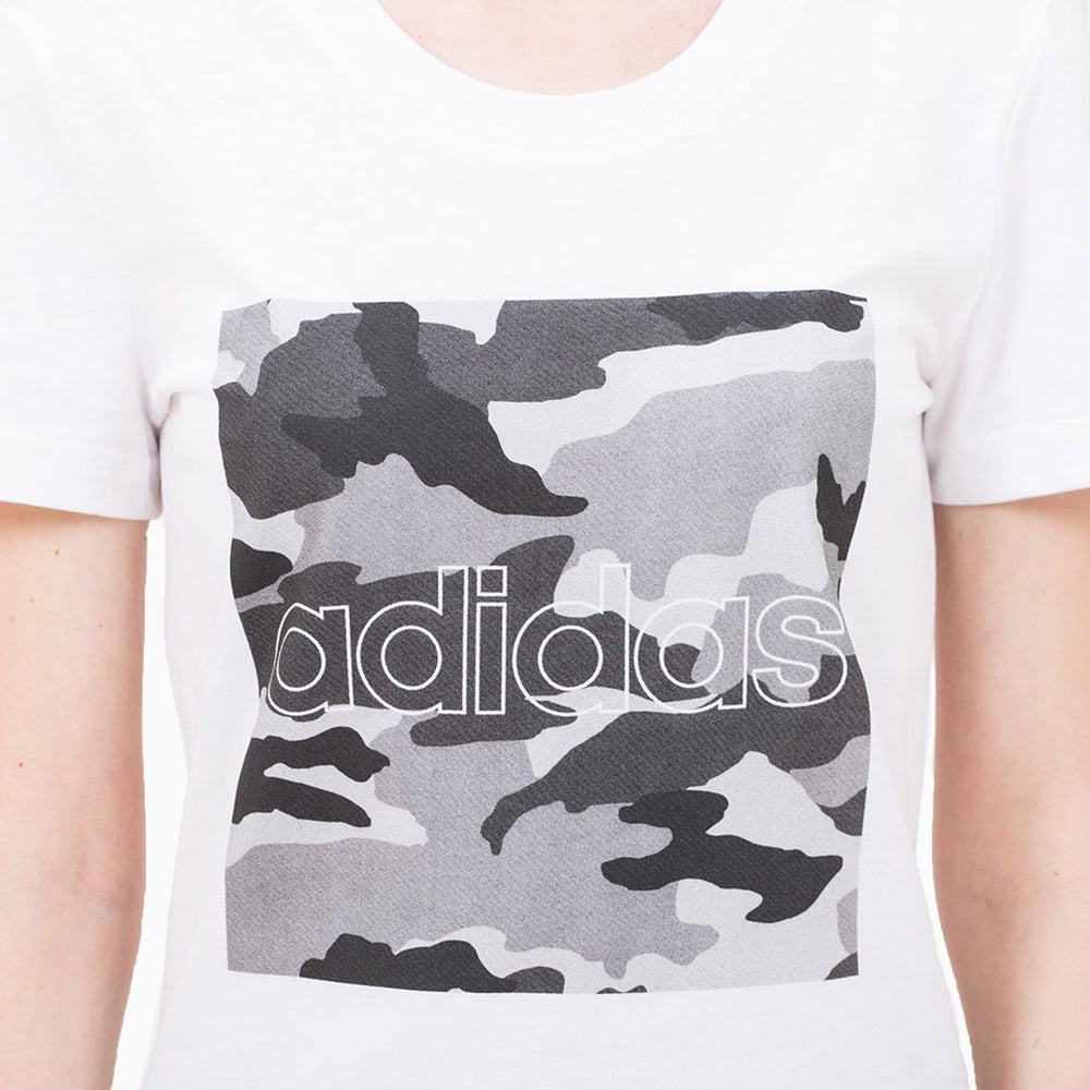 adidas Womens Boxed Camo Graphic T Shirt