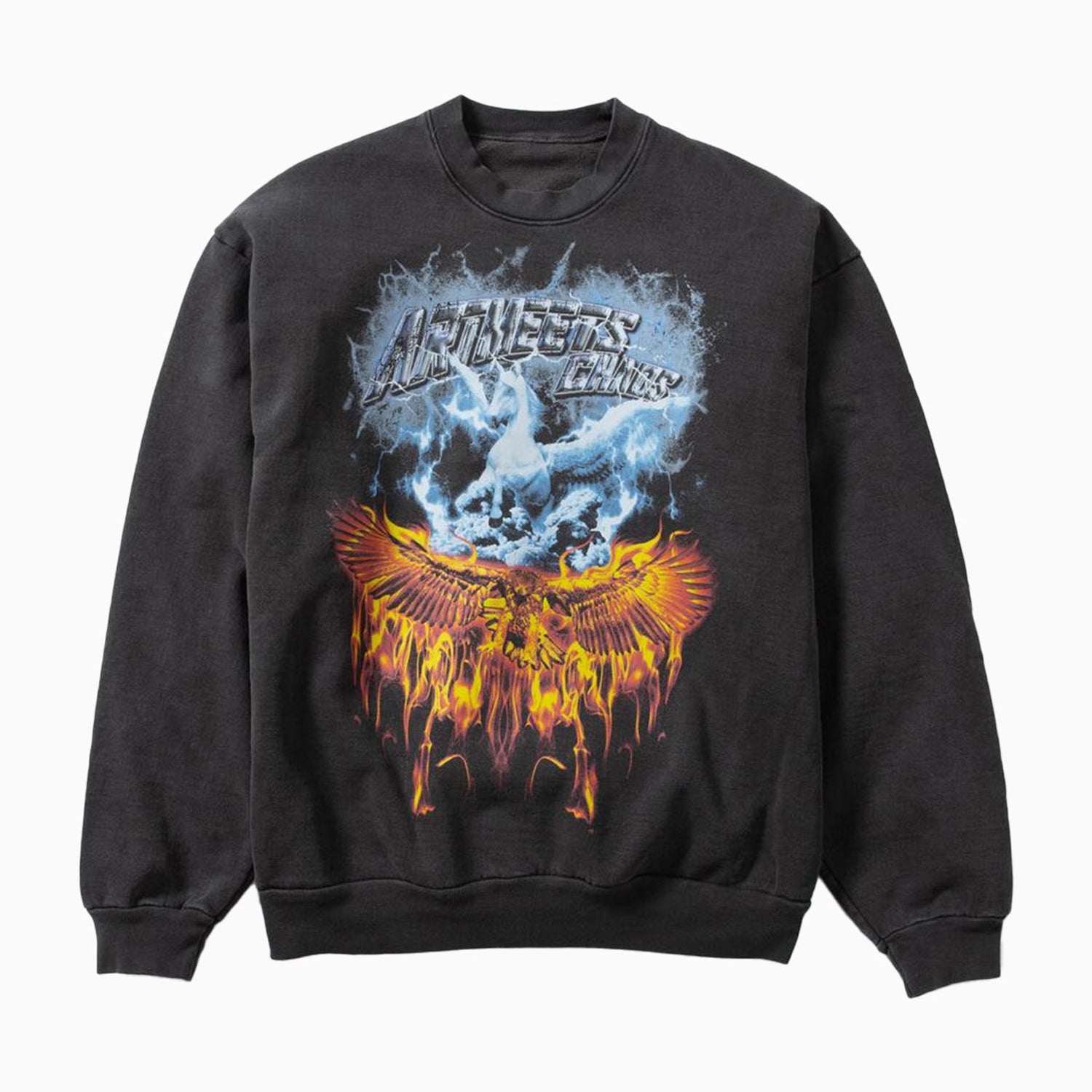 Artmeetschaos Men's Chaotic Chimera Crew Neck Sweatshirt