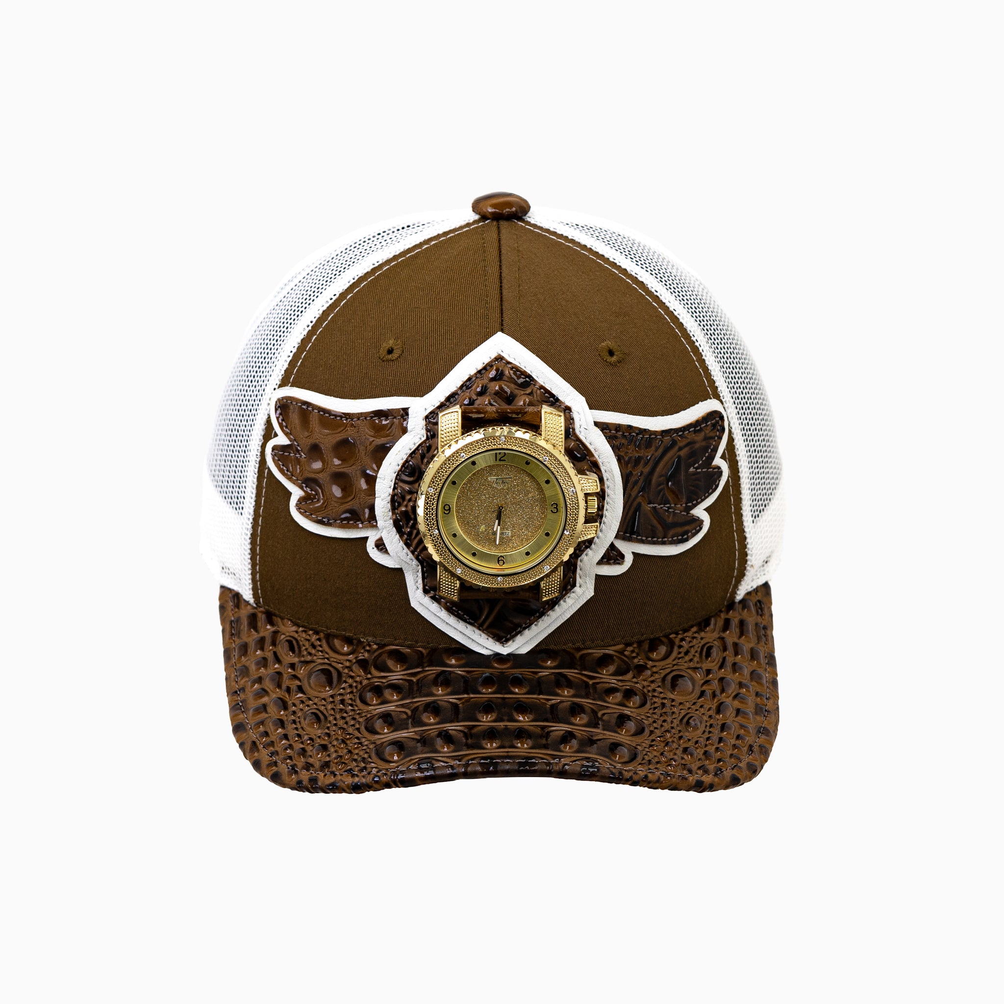 Breyer's Buck 50 Wool Trucker Hat With Leather Visor