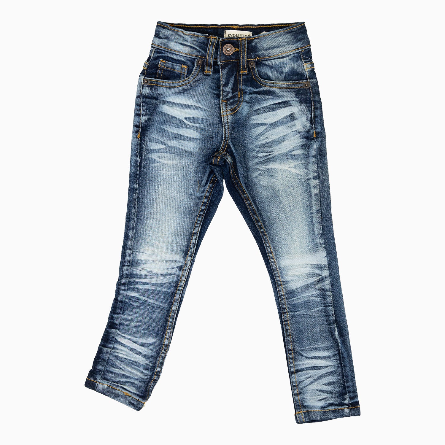Evolution Kid's Little Tuff Denim Slim Jean Pant
