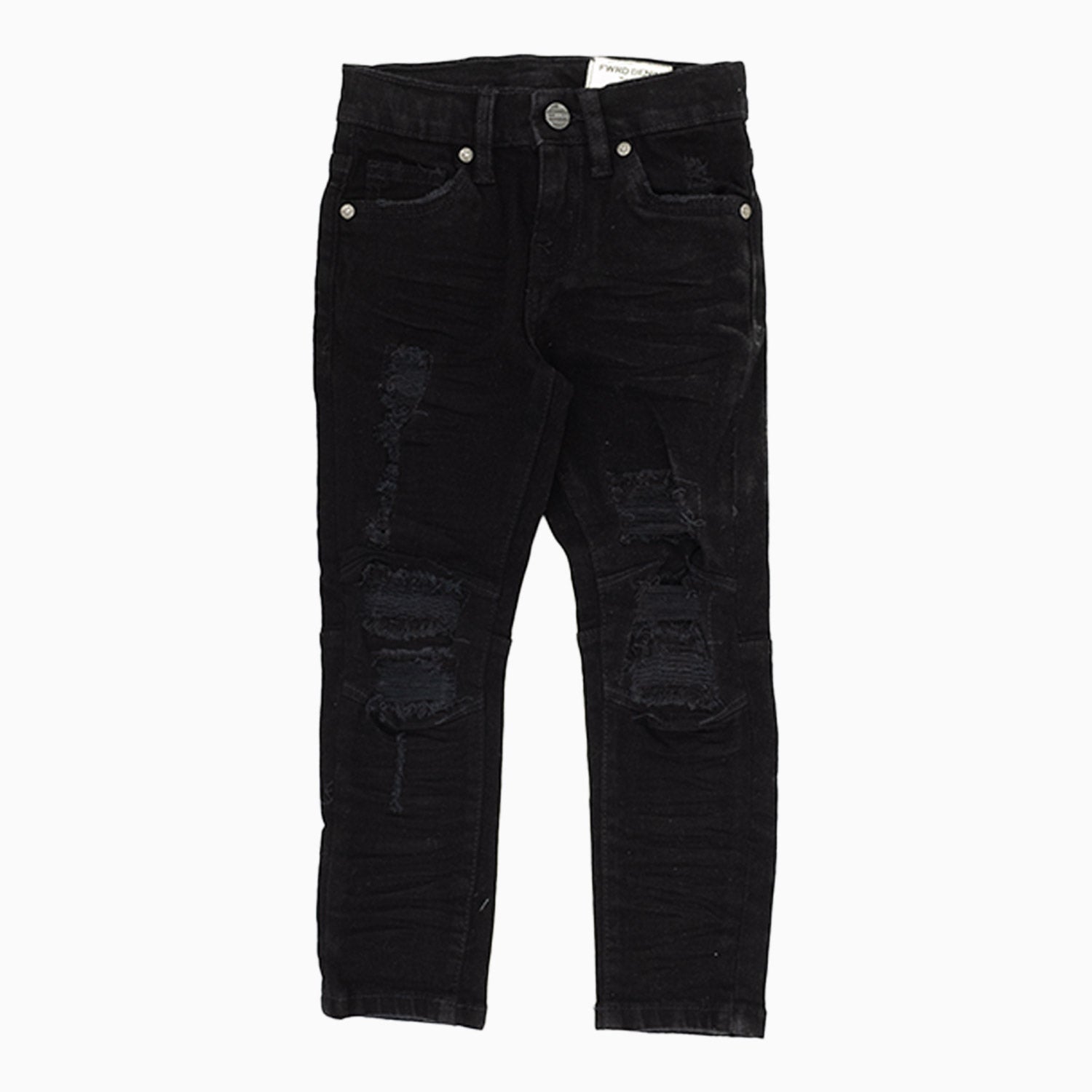 Evolution Kid's Little Washed Up Denim Slim Jean Pant