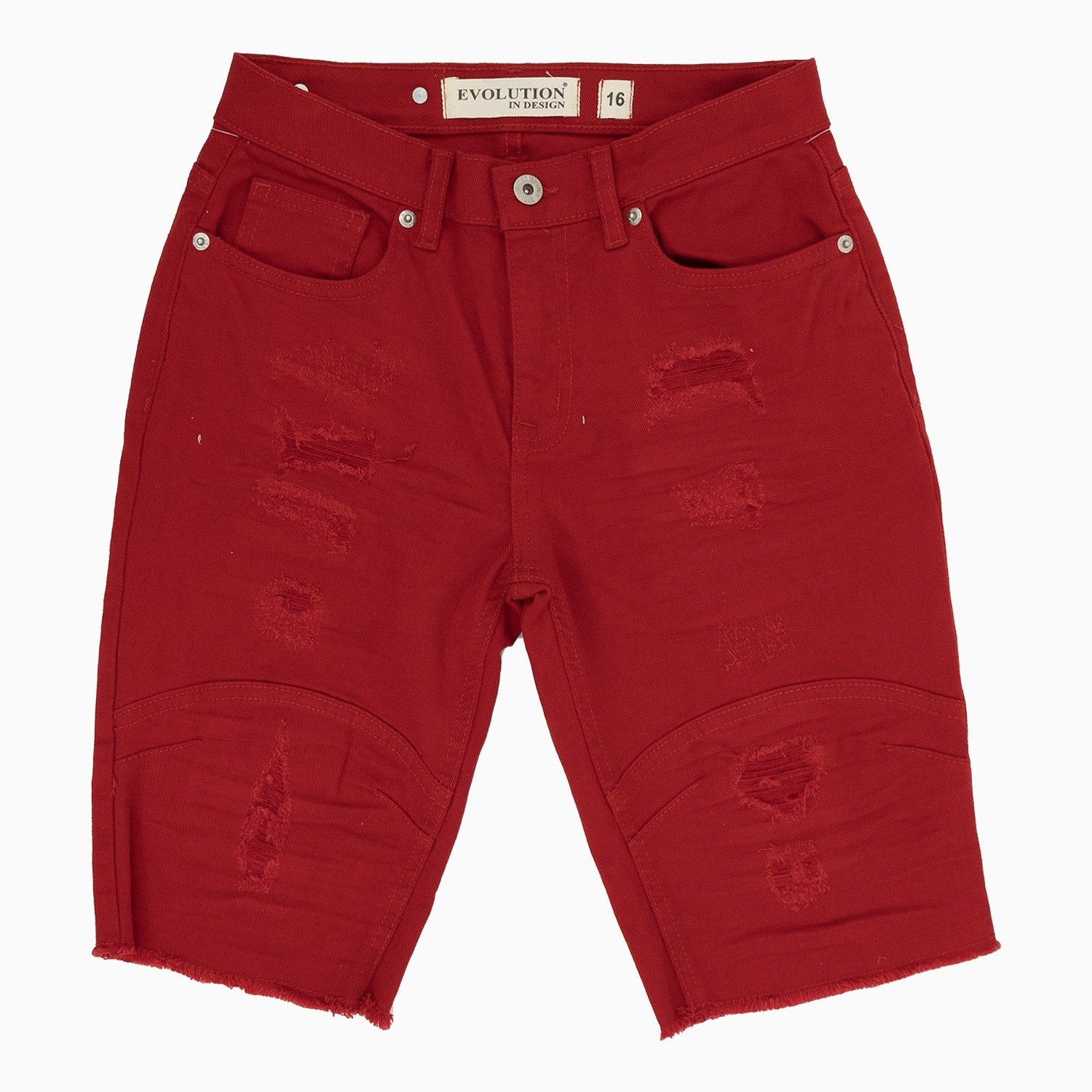 Evolution Kid's Ripped Downt Will Jeans Shorts