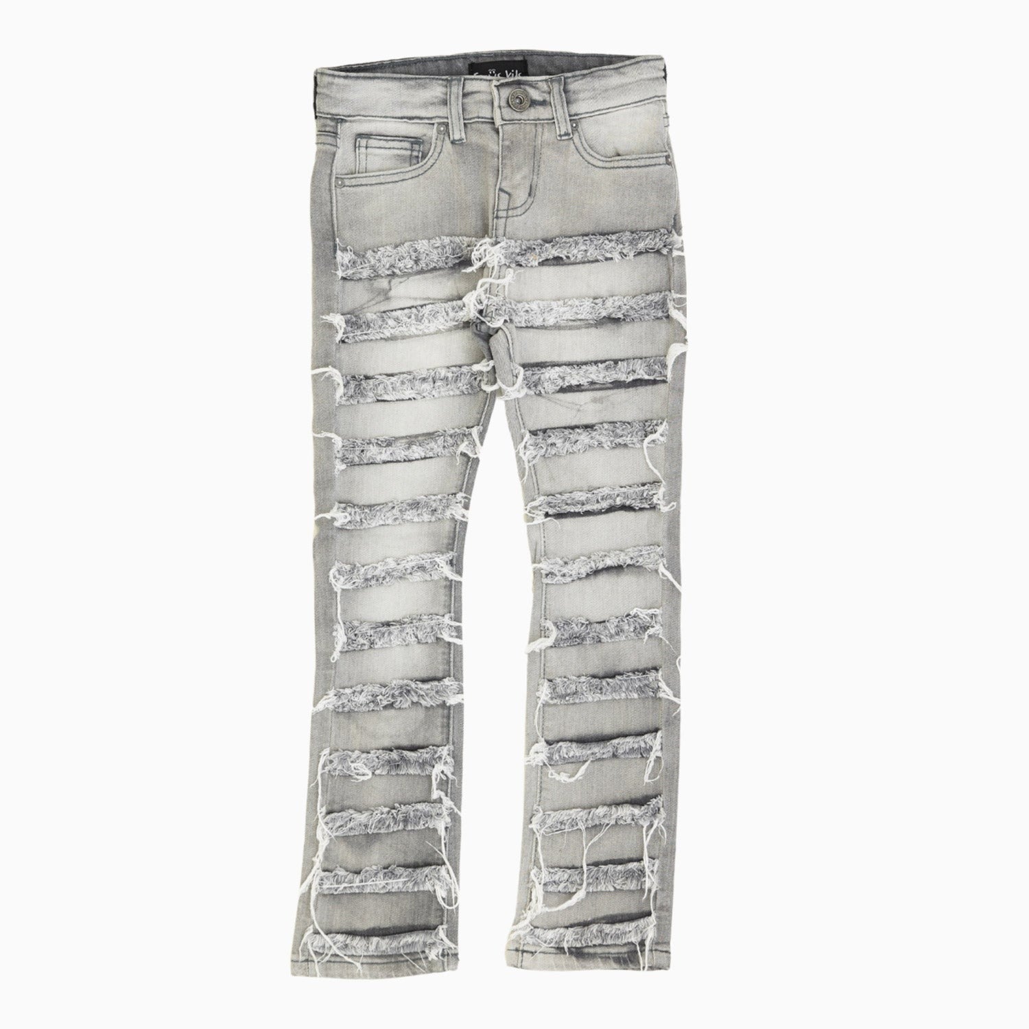 Focus Kid's Ripped Stack Skinny Denim Pant