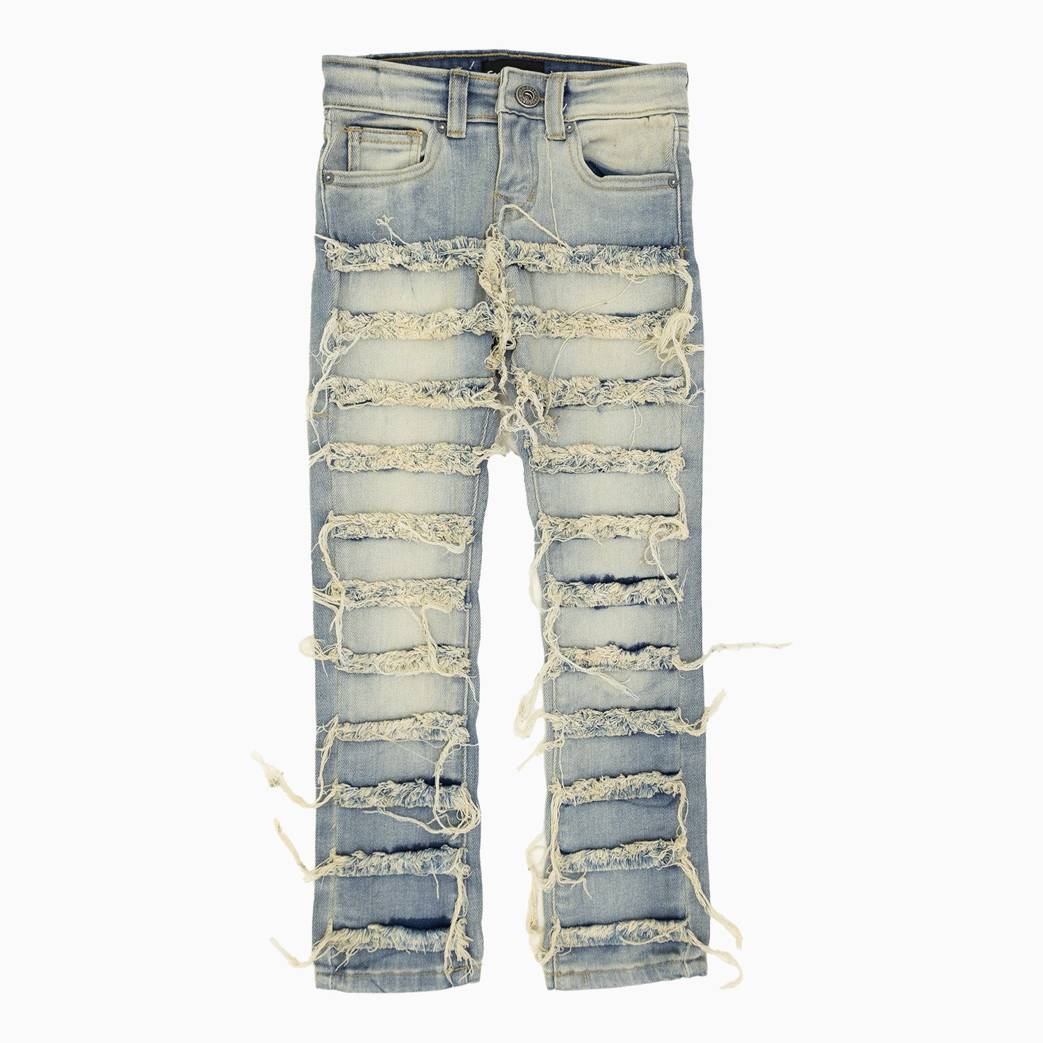 Focus Kid's Ripped Stack Skinny Denim Pant