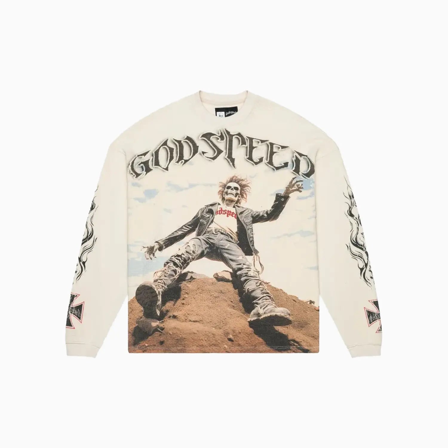 Godspeed Men's Rocker Thermal Bone Sweatshirt