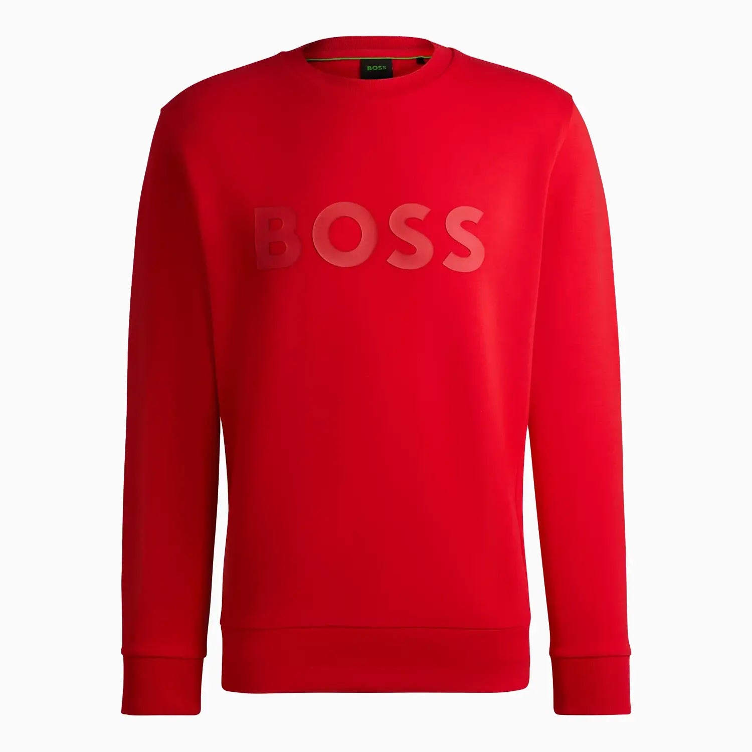 Hugo Boss Men's Stretch Cotton Sweatshirt With Sandwich Logo