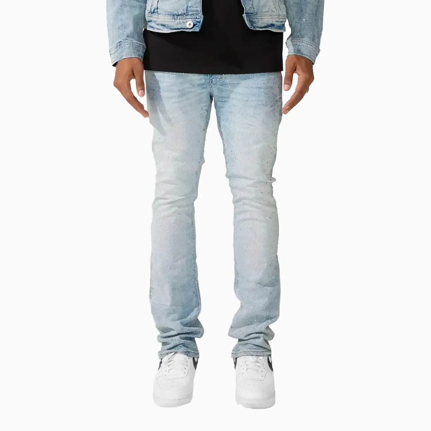Jordan Craig Men's Super Skinny Stacked Fit Denim Pant