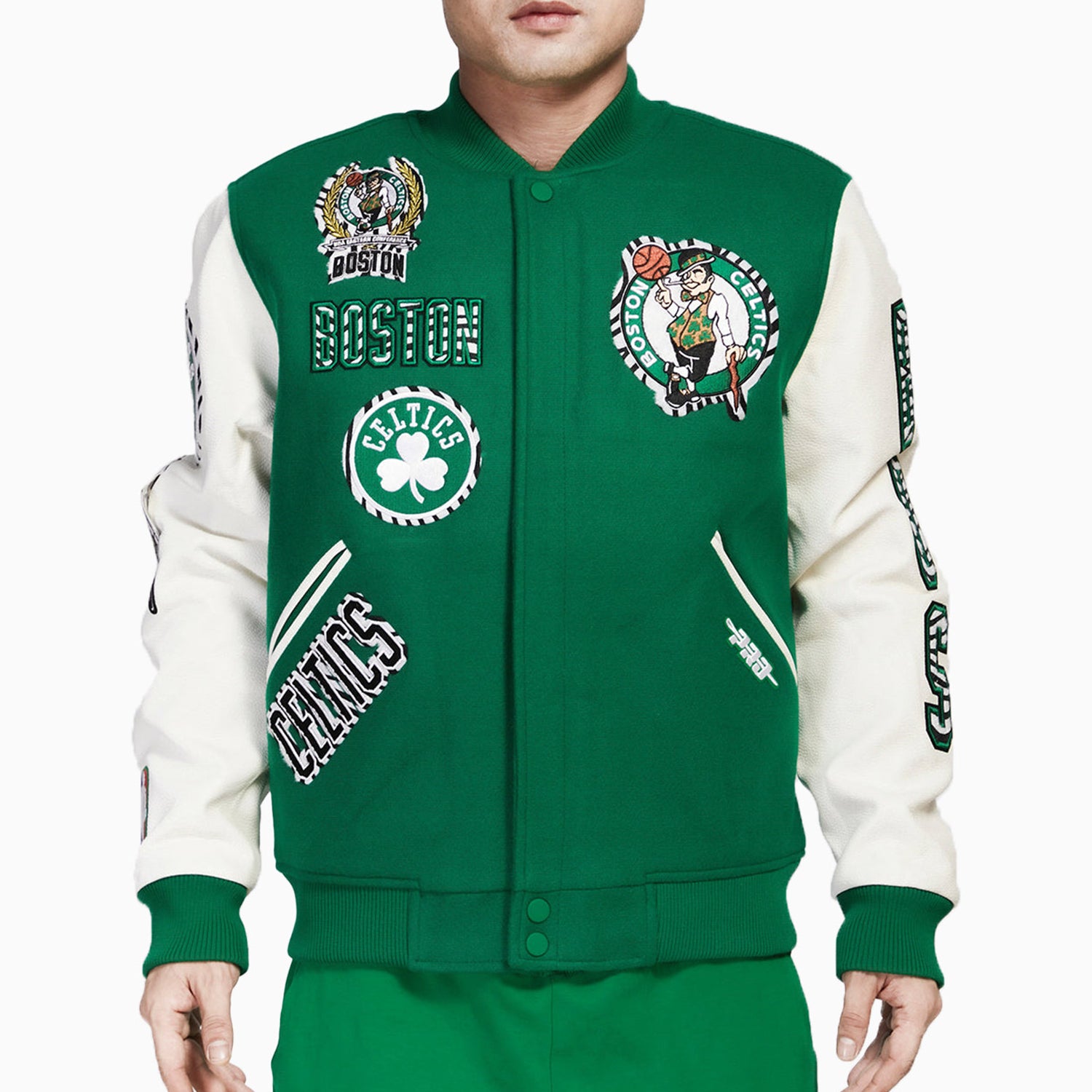 Pro Standard Men's Boston Celtics NBA Varsity Jacket