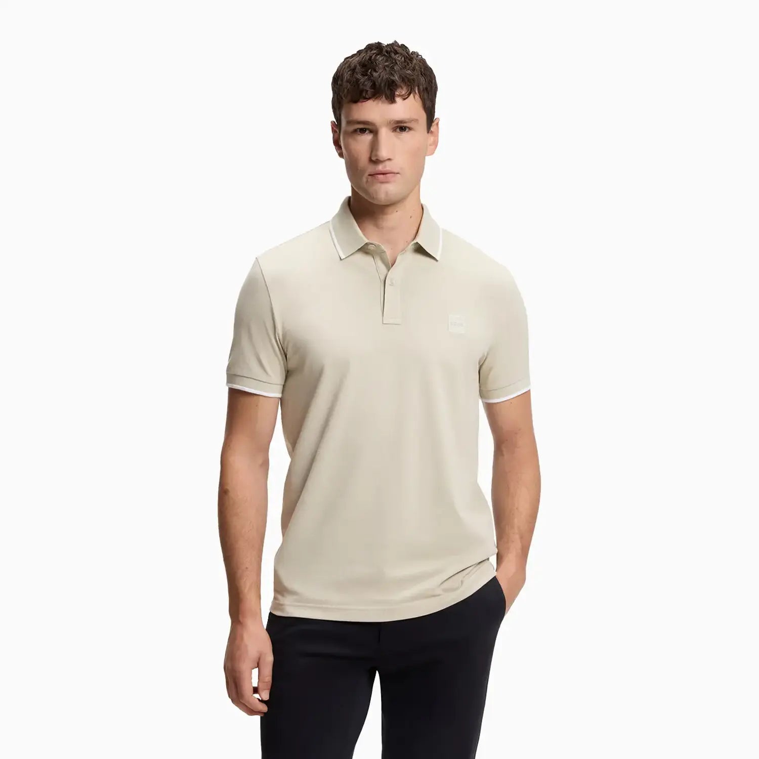 Hugo Boss Men's Slim Fit Polo Shirt in Stretch-Cotton Piqué