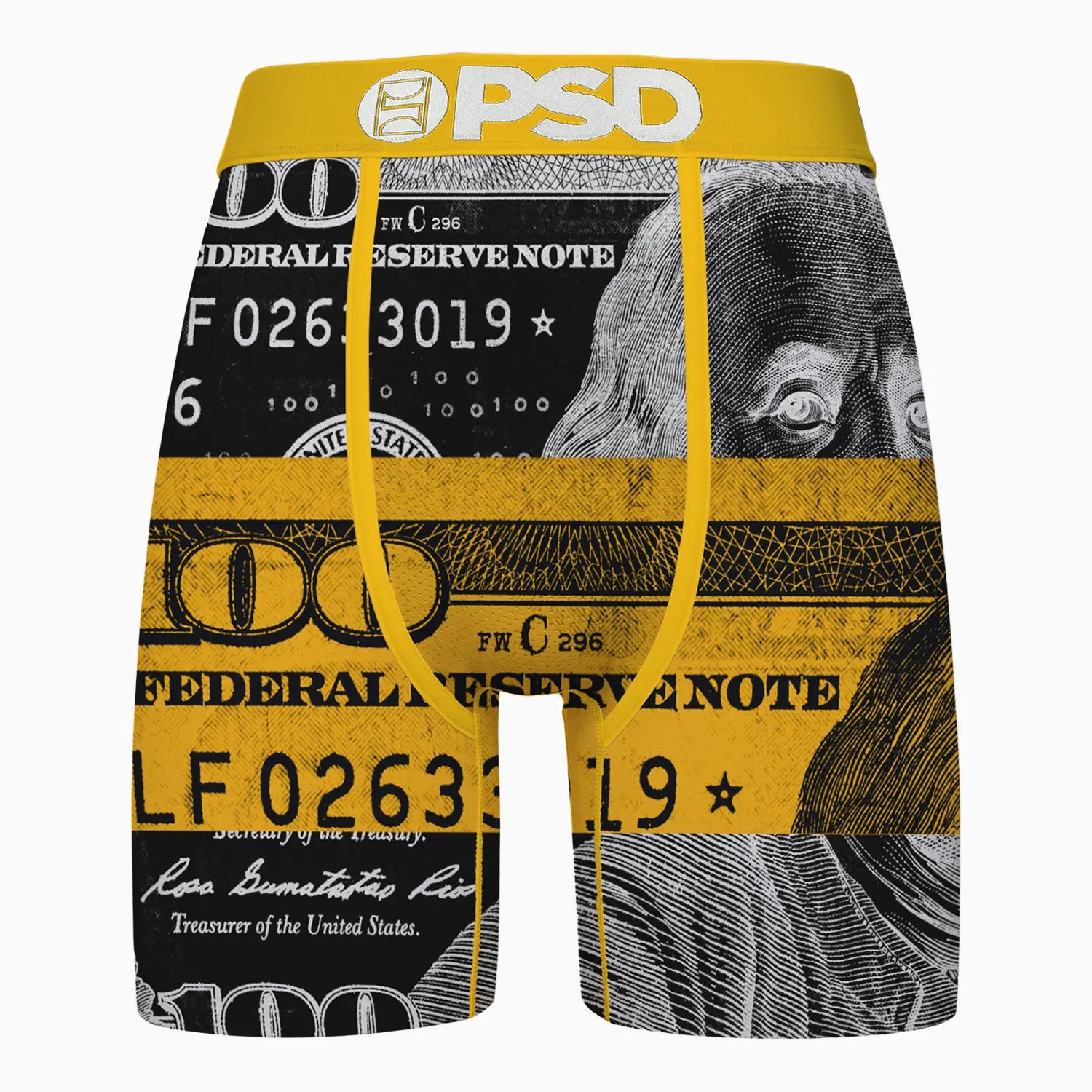 PSD Underwear Men's Benji Splice Gold Boxer Brief