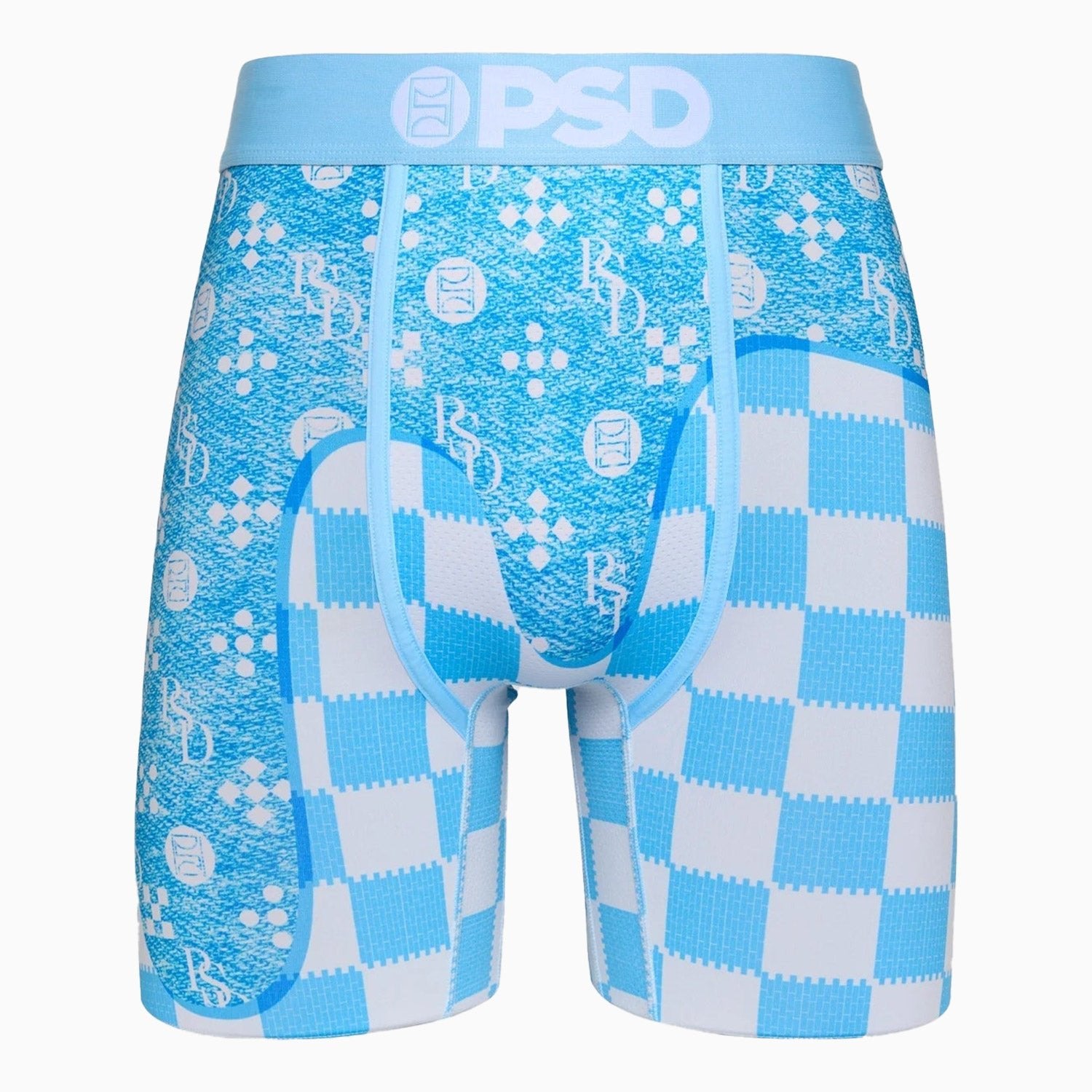 Psd Underwear Men's Blue Denim Drip Brief Boxer