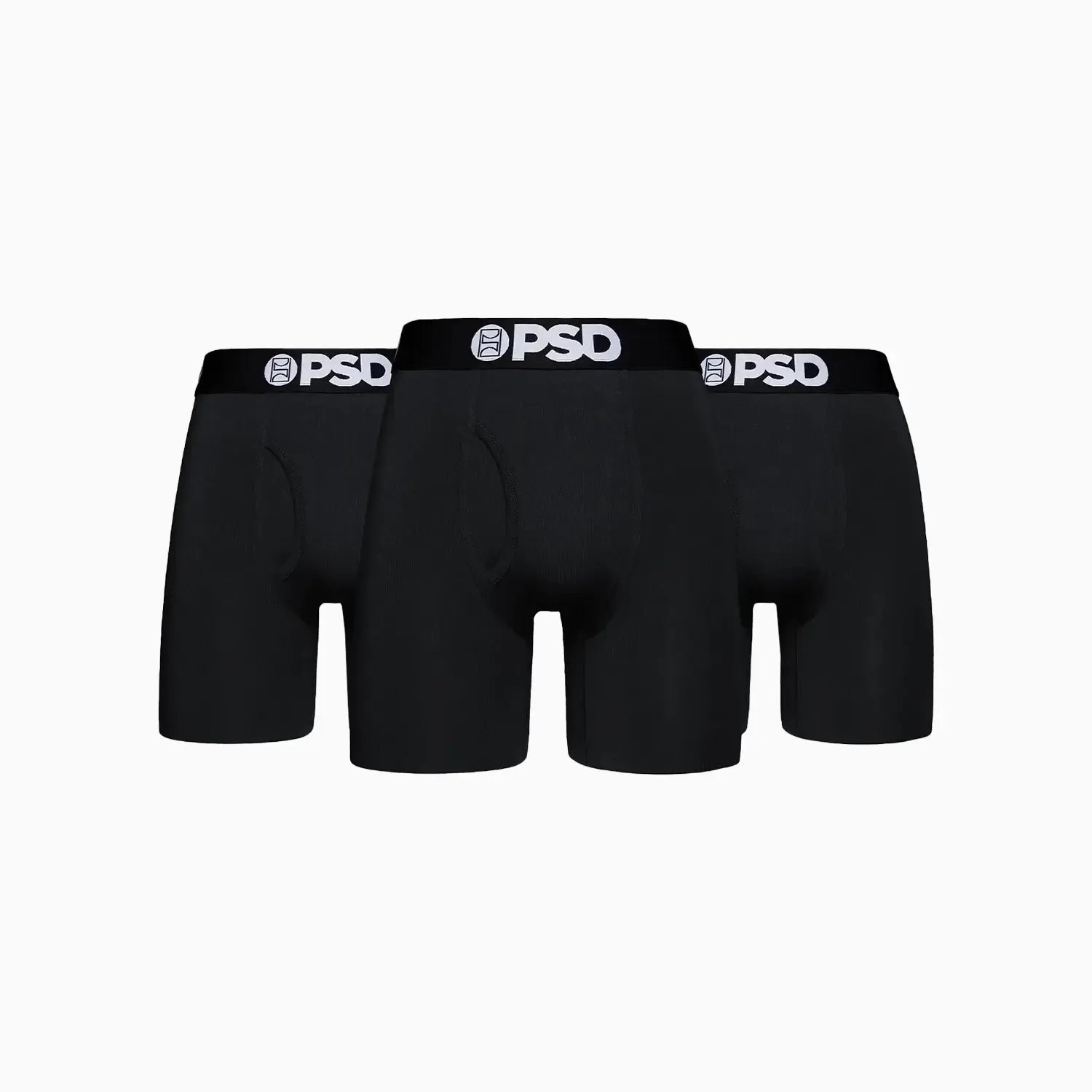 PSD Underwear Men's Modal 3 Pack - Black Boxer