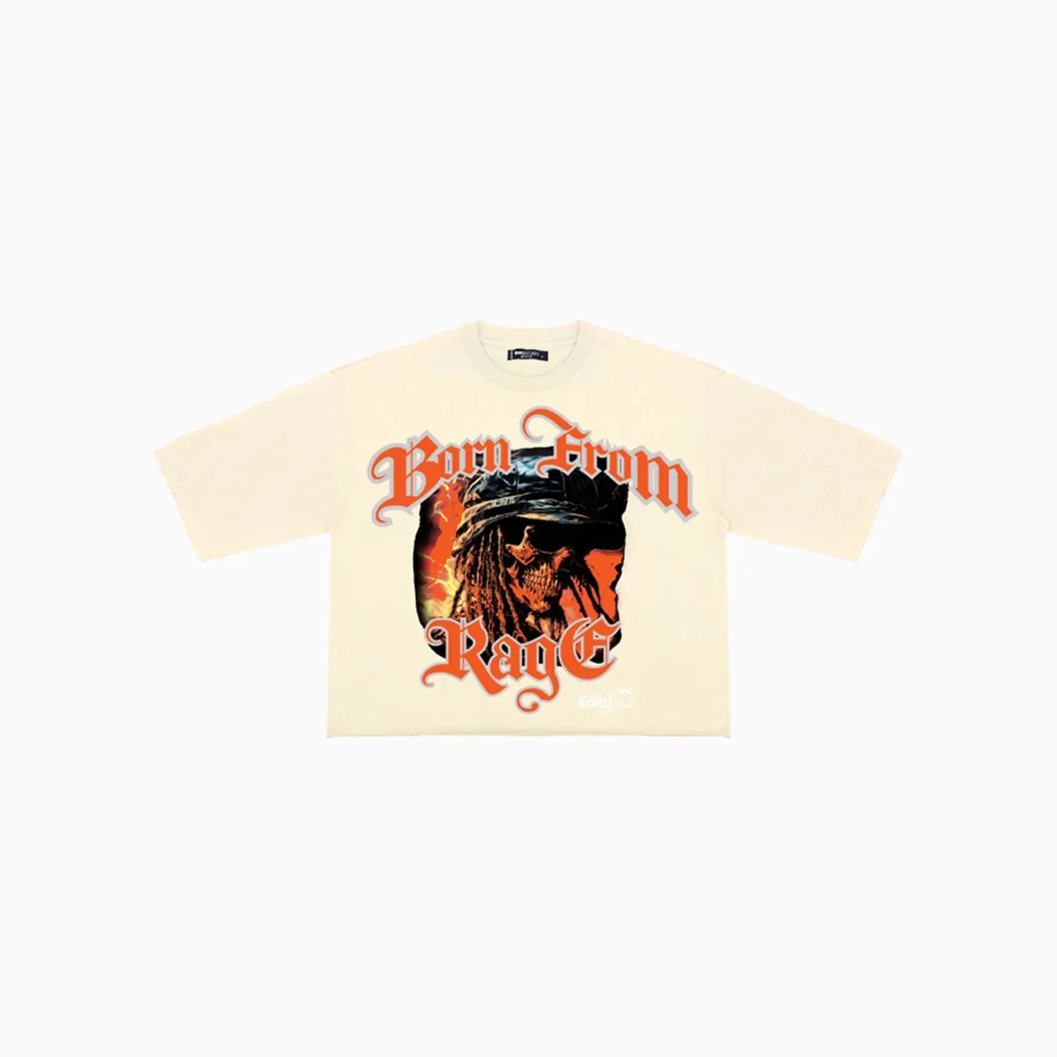 Roku Studio Men's Drop Shoulder T-Shirt With Rhinestone
