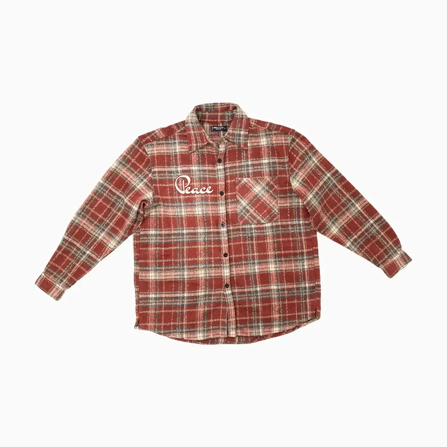 Roku Studio Men's Peace Heavy Flannel Shirt