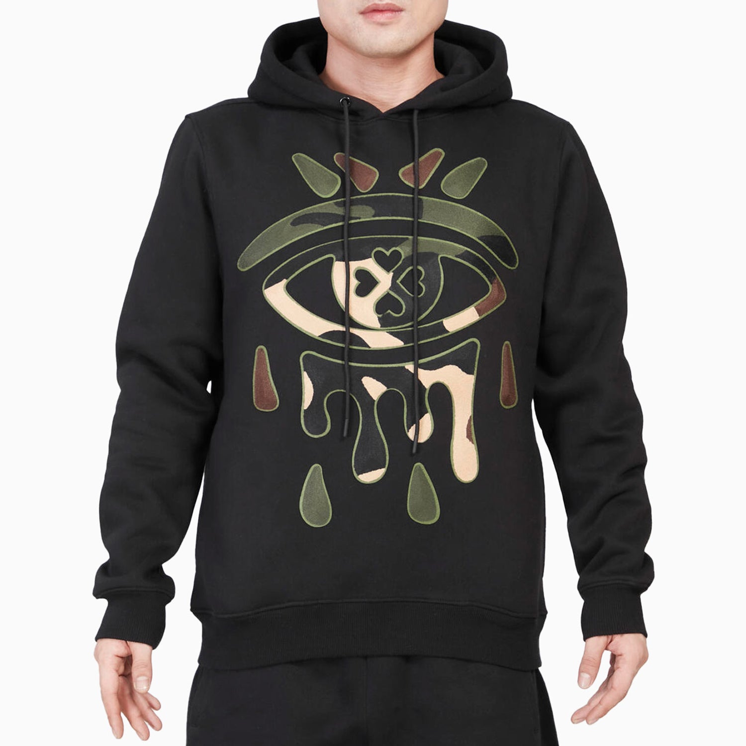 Roku Studio Men's Tears Camo Pull Over Hoodie