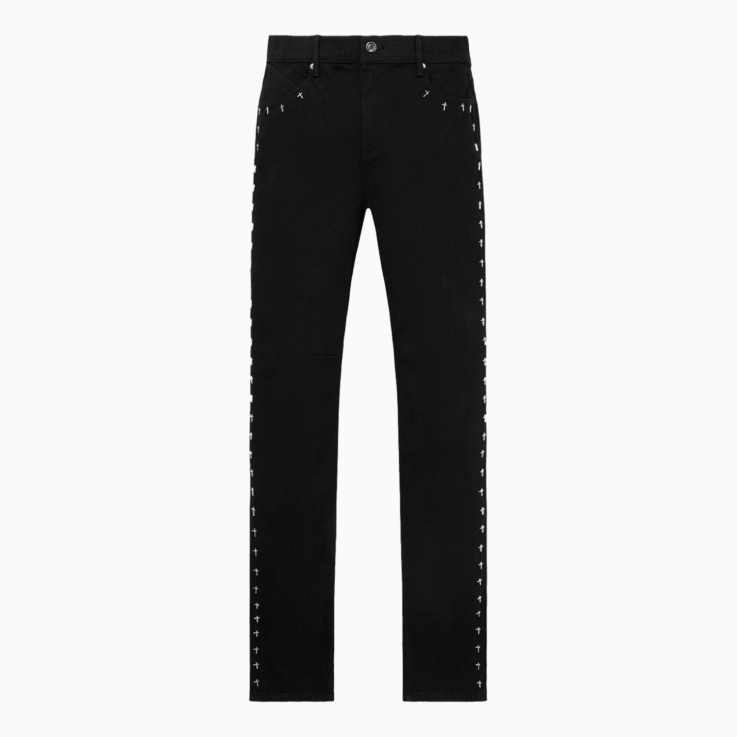RTA Men's Bryant Black Cross Denim Pant