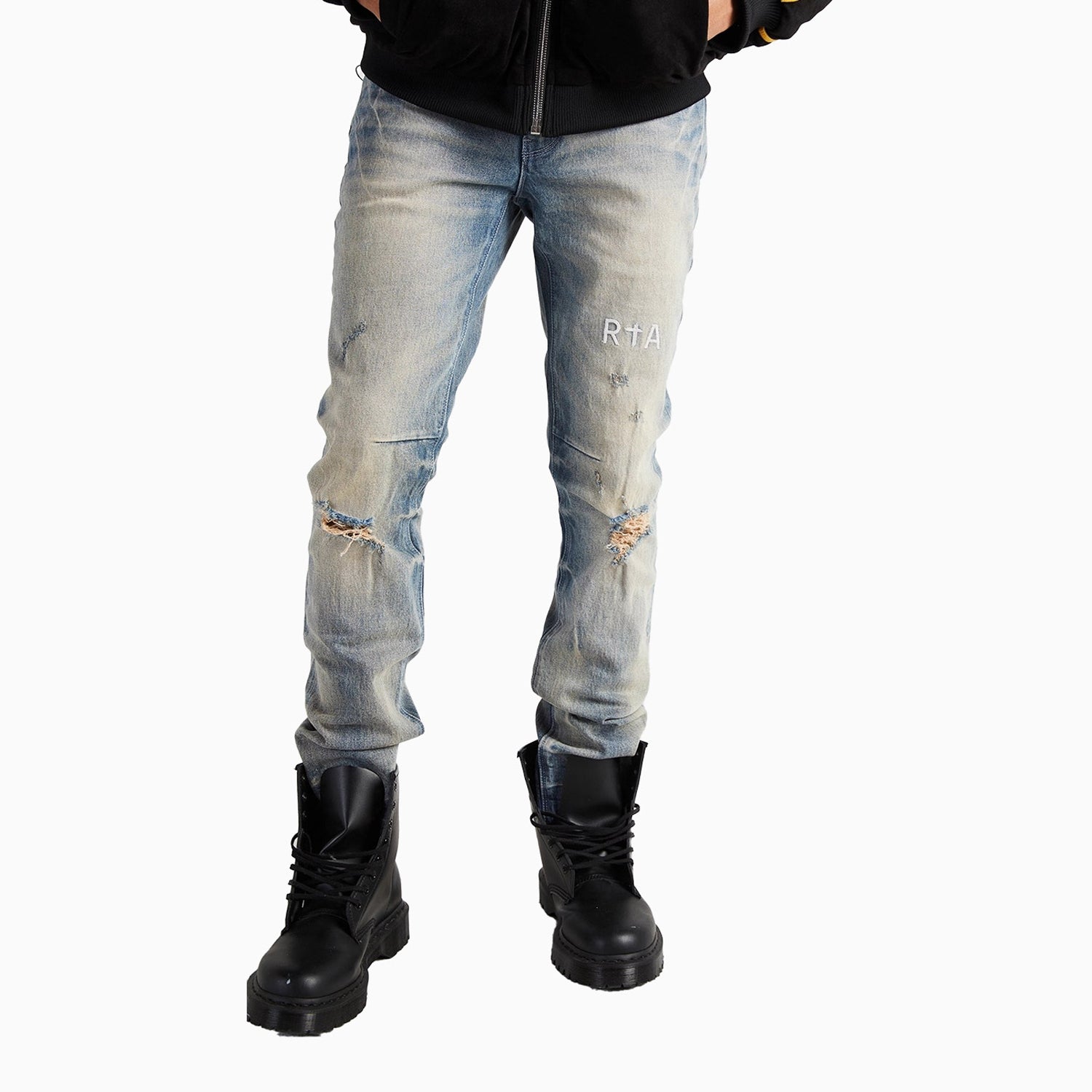 RTA Men's Clayton Skinny Denim Jeans Pant