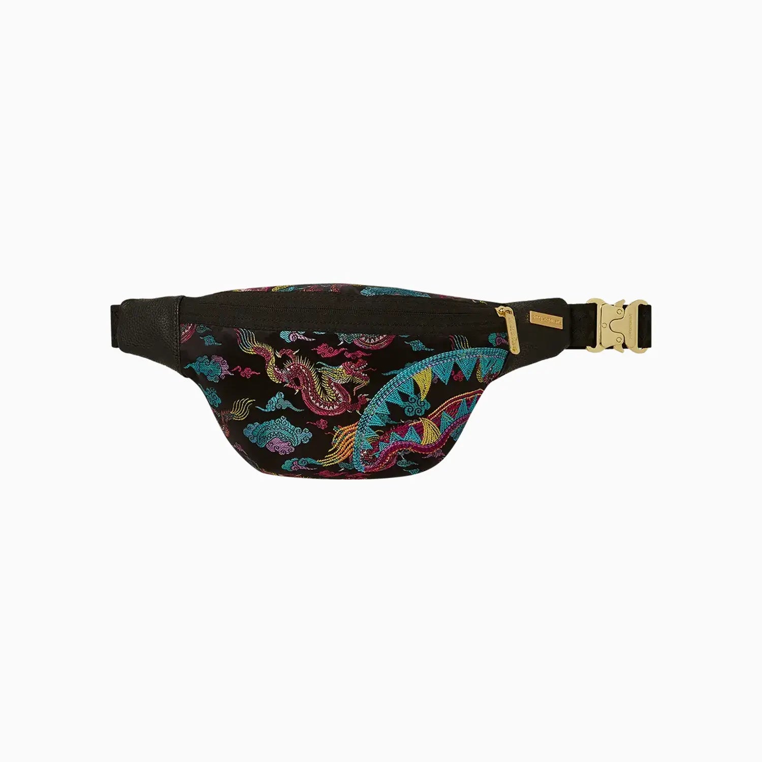 Sprayground Embroidered Dragons Savvy Crossbody Bag