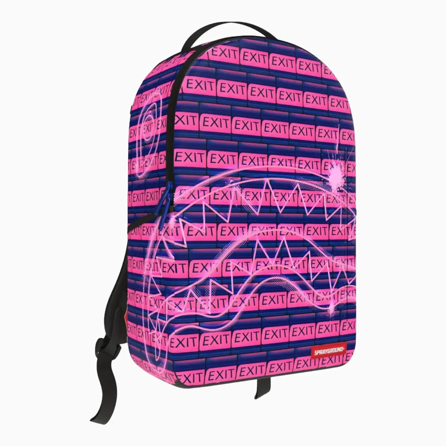 Sprayground Exit Pink Stripe Backpack
