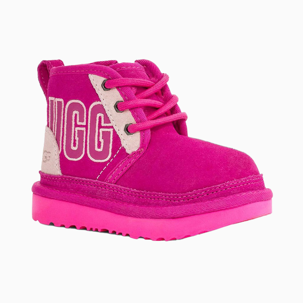 UGG Kid's Neumel Graphic Outline Grade School Boot
