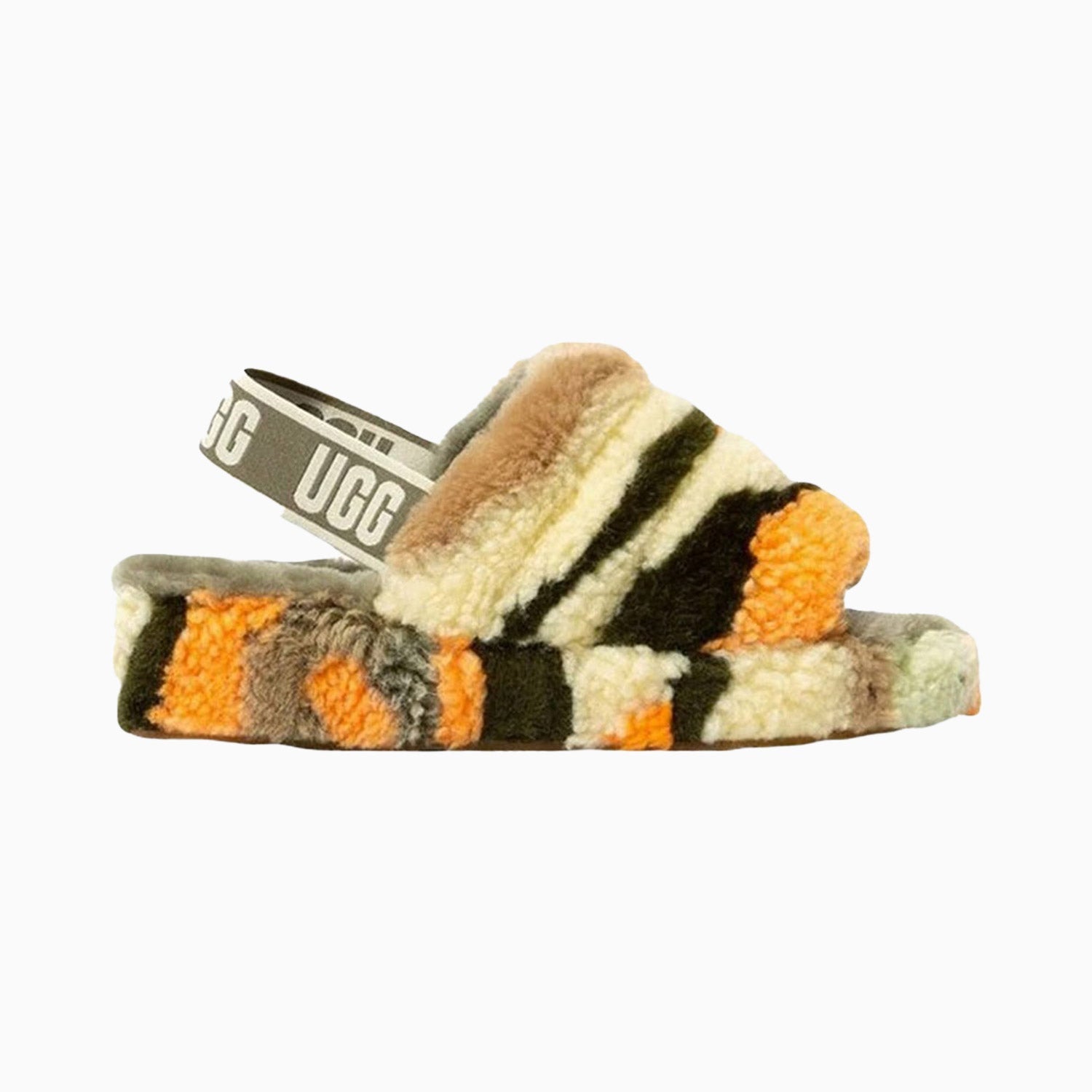 UGG Women's Fluff Yeah Slide Cali Collage