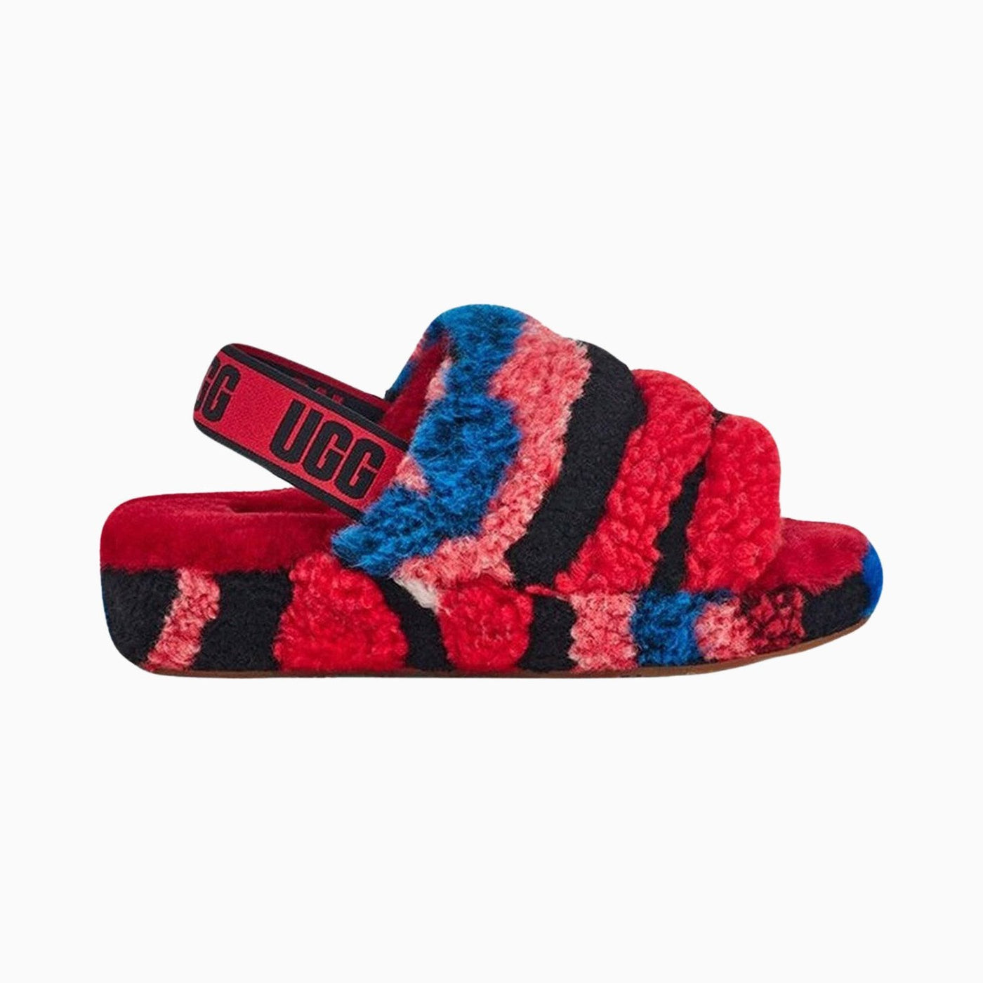 UGG Women's Fluff Yeah Slide Cali Collage
