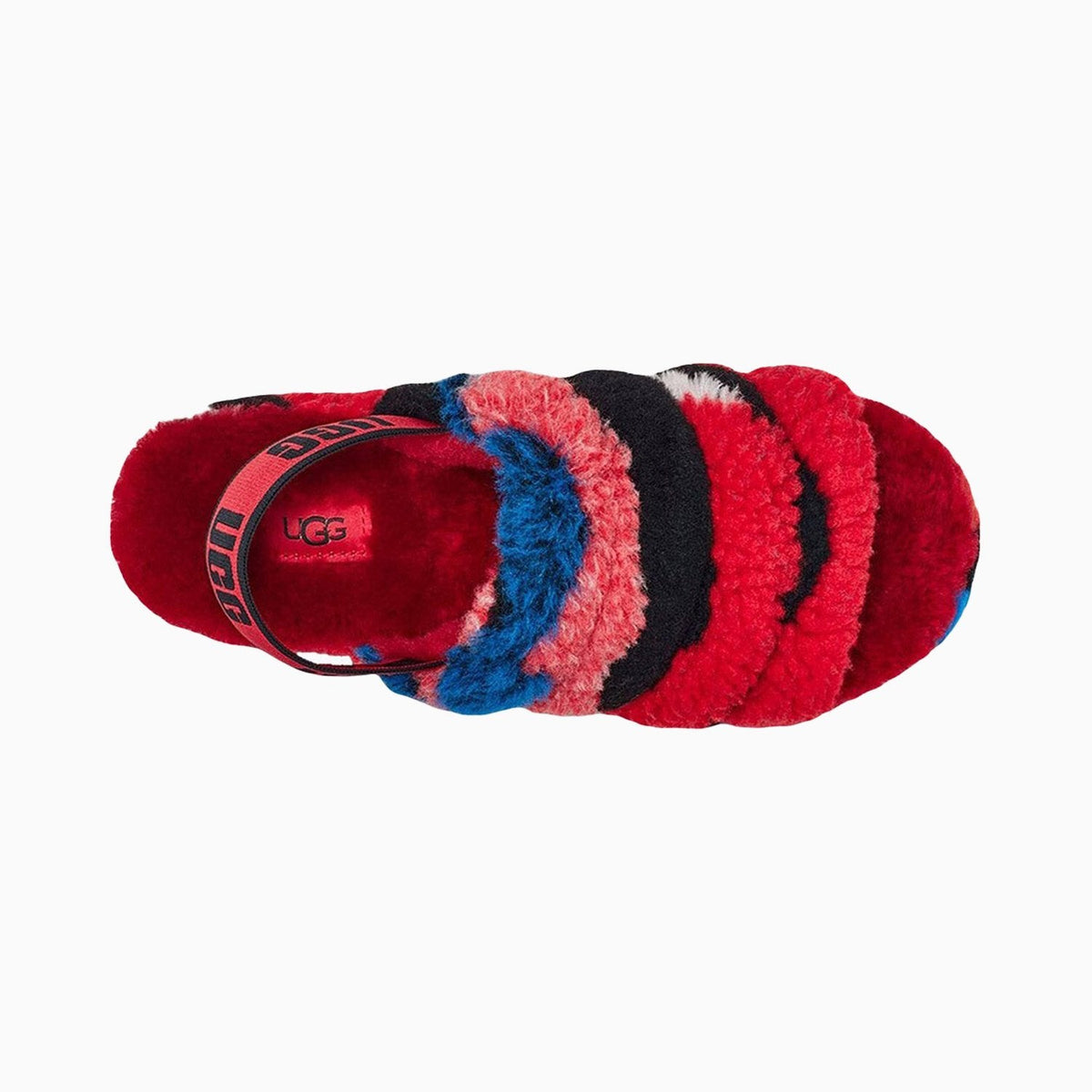 UGG Women's Fluff Yeah Slide Cali Collage