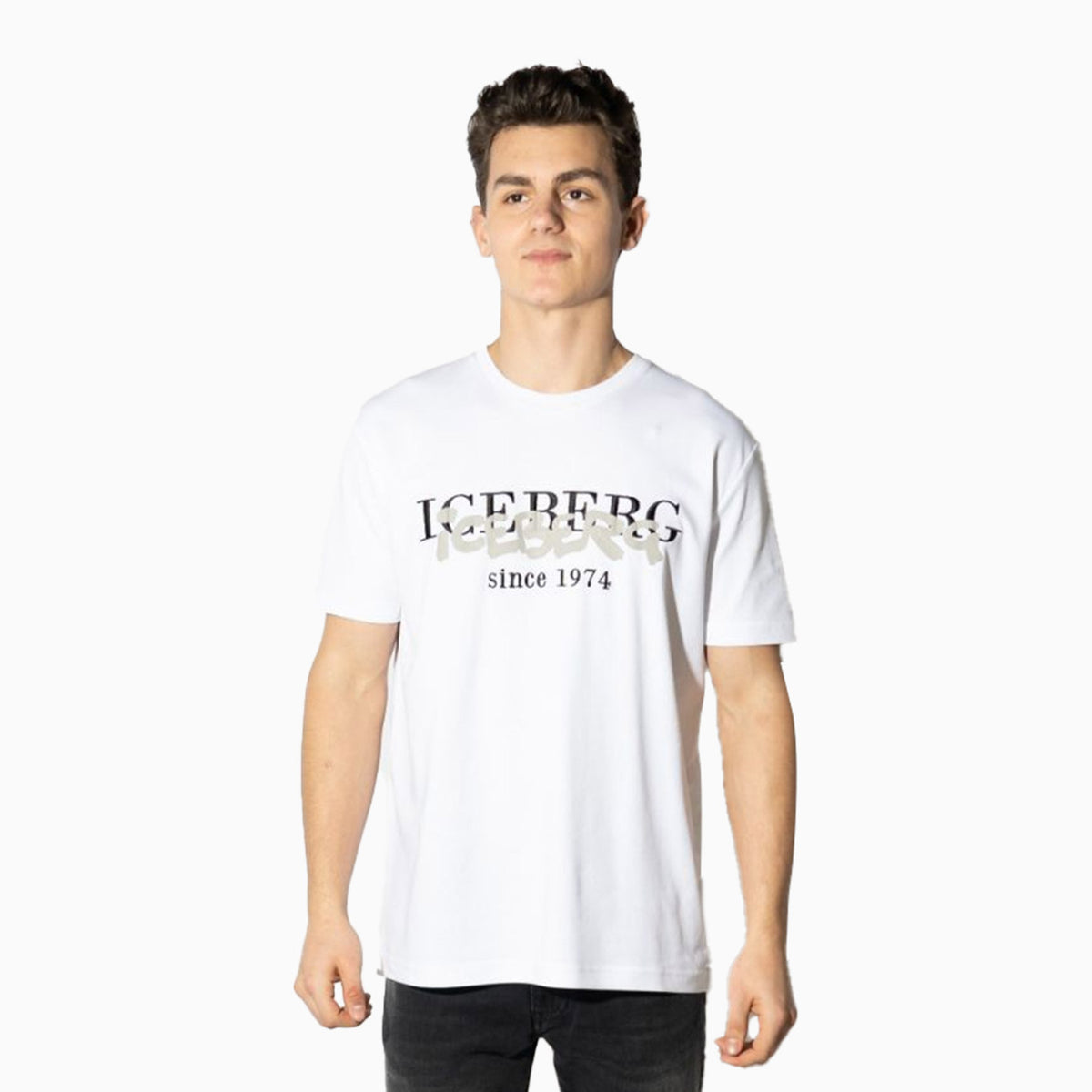 Iceberg Men's Iceberg Logo Short Sleeve T-Shirt
