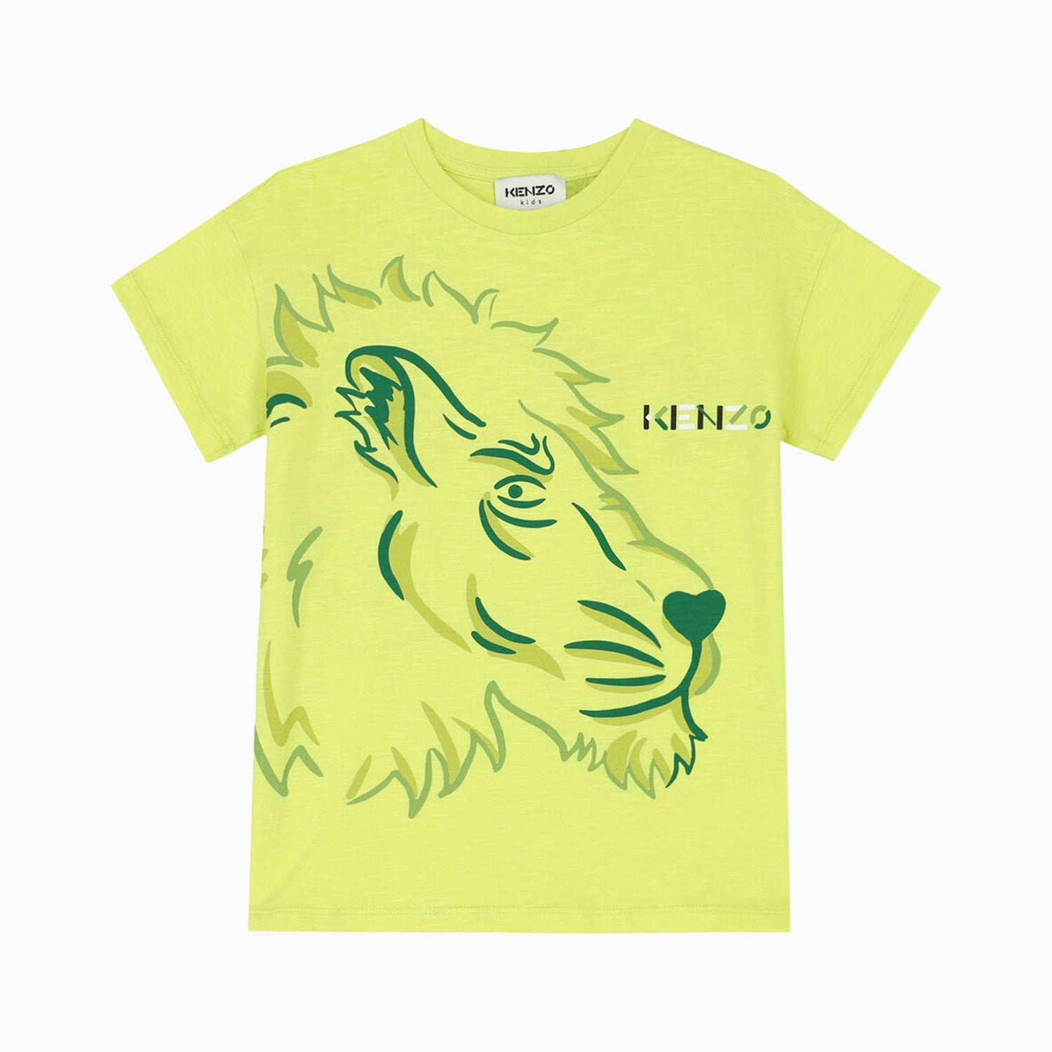 Kenzo Kid s Tiger Logo Short Sleeves T Shirt kenzo-kid-s-tiger-logo-short-sleeves-t-shirt